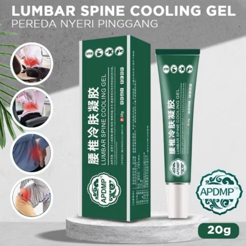 Jual SALEP LUMBAR APDMP SPINE COOLING GEL KRIM PEREDA NYERI SAKIT ...