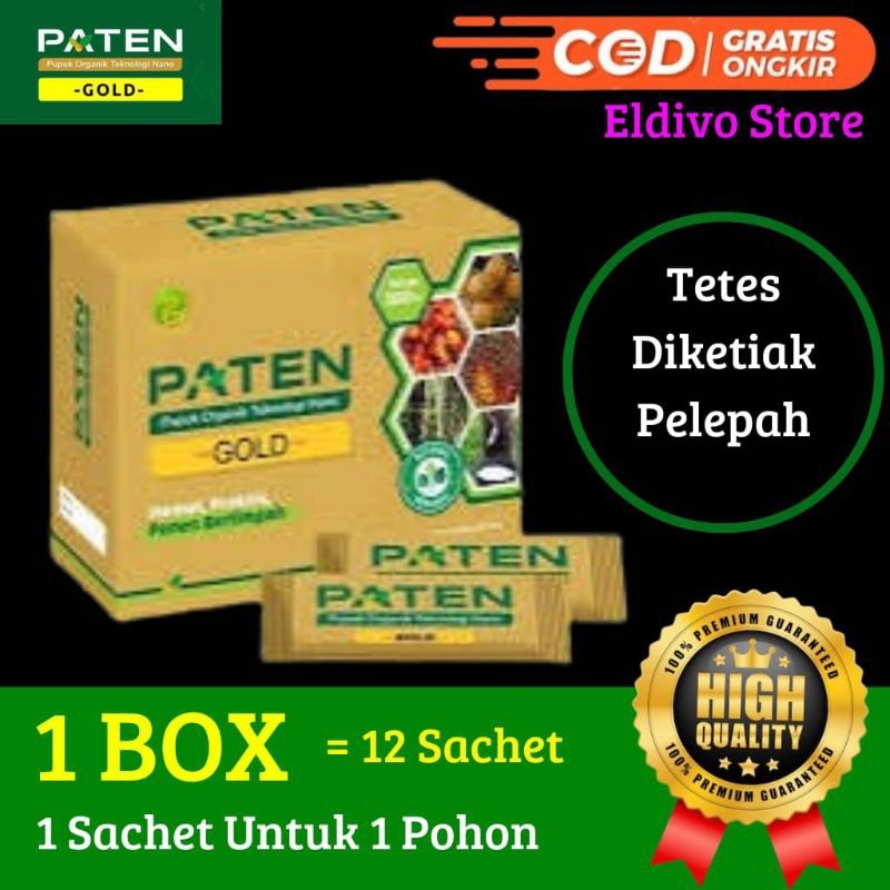 Jual Pupuk Paten Gold | Paten Gold Sawit | Pupuk Organik Nano Teknologi ...