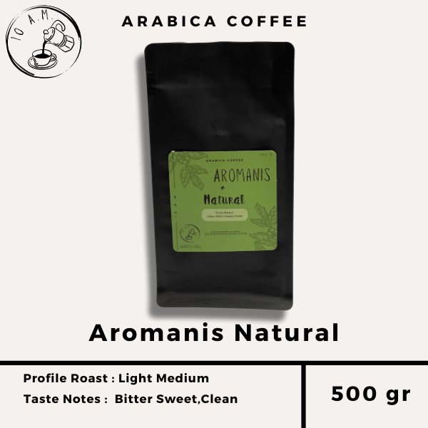 Jual 10AM ROASTERY - Kopi Arabika Aromanis Natural (500 gr) | Shopee ...