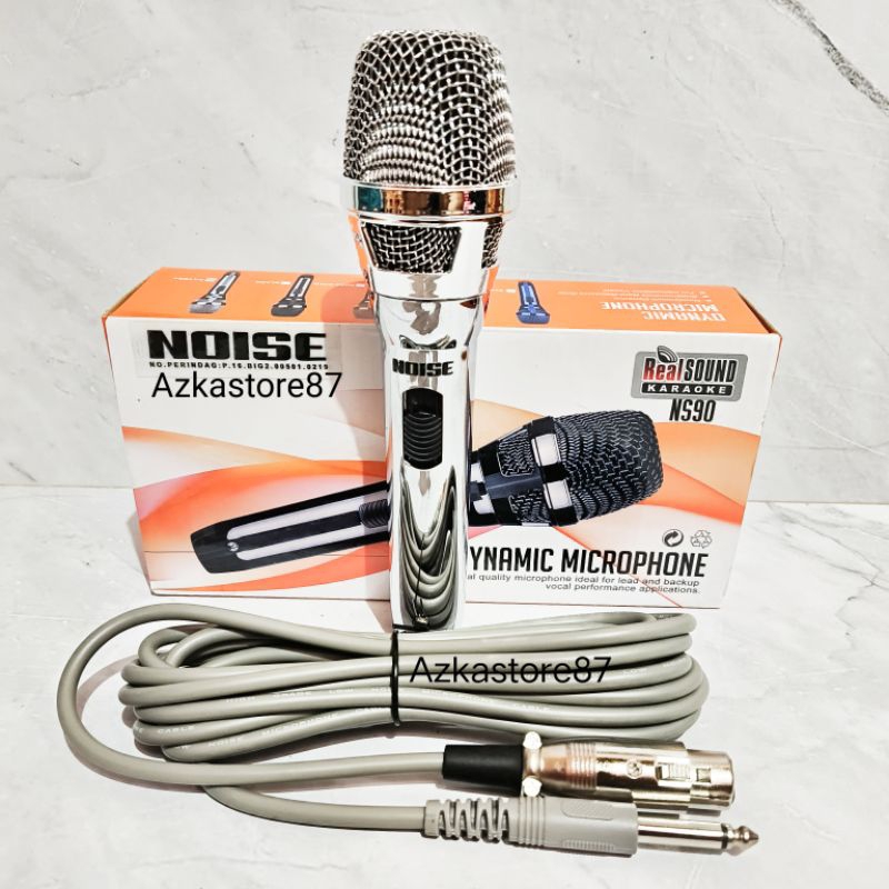 Jual mic NOISE NS90 mic karaoke mic kabel panjang suara bagus dan ...