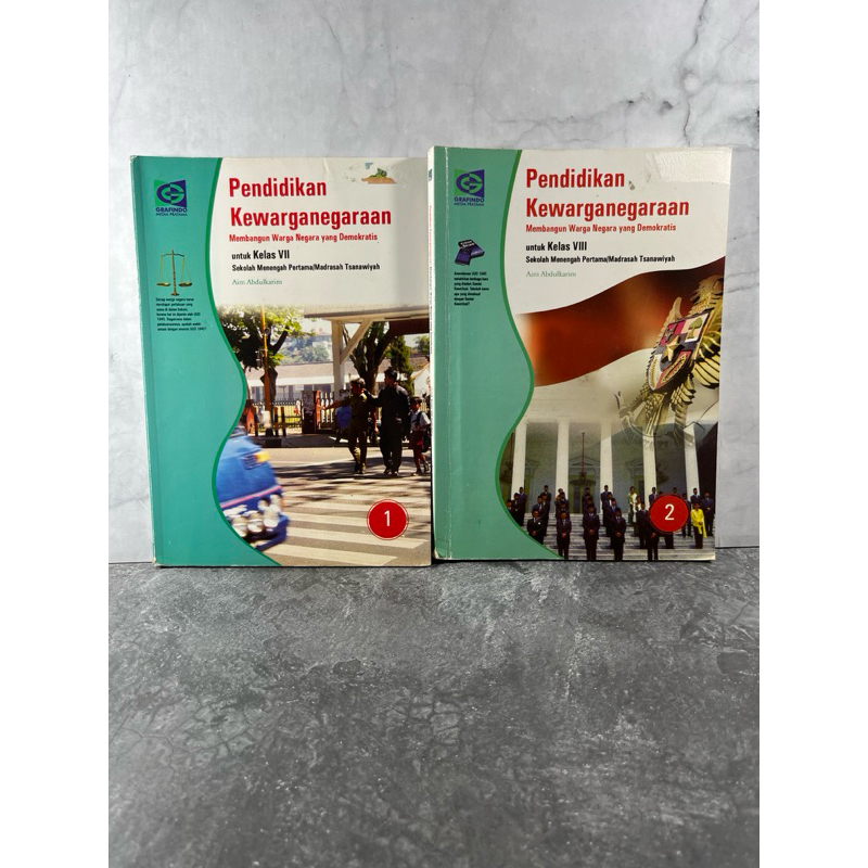 Jual Buku Pendidikan Kewarganegaraan PKN kelas 7,8, VII, VIII, SMP ...