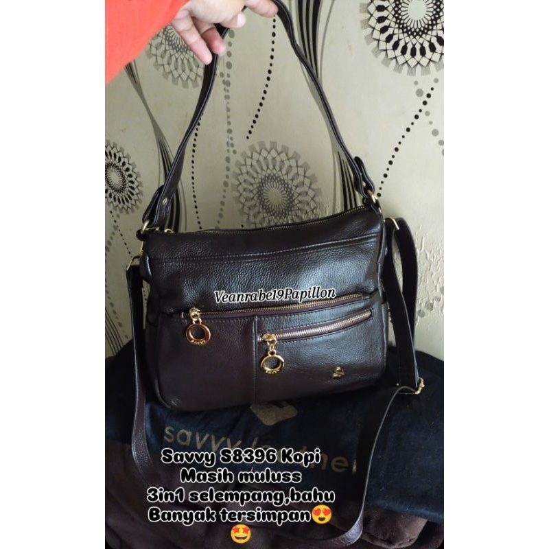 Jual Savvy preloved S8396 BUKAN papilon second tas papillon pl cek keterangan | Shopee Indonesia