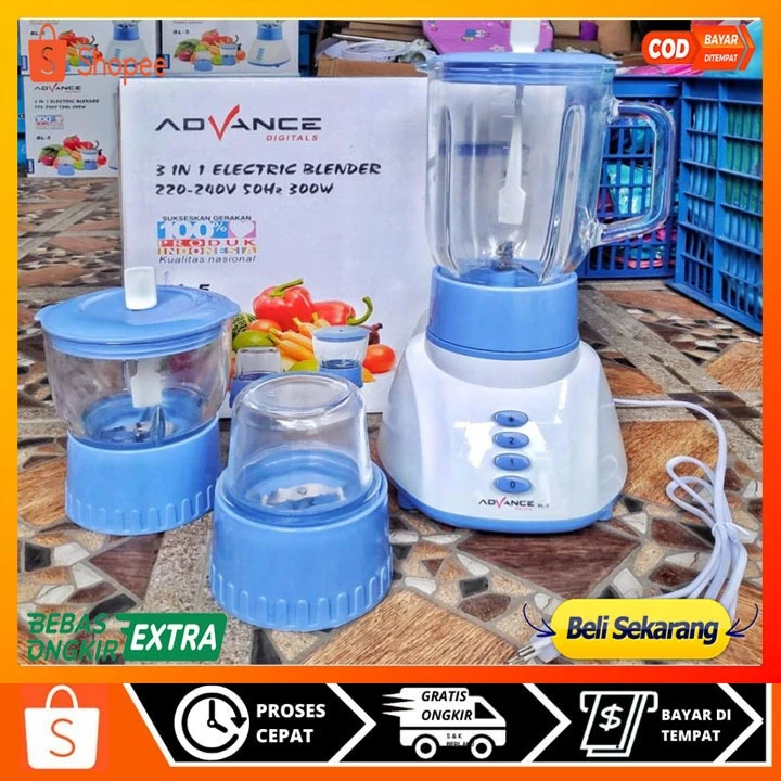 Jual ADVANCE Blender Bl 2 Kaca Jus Bumbu Halus Terlaris | Shopee Indonesia