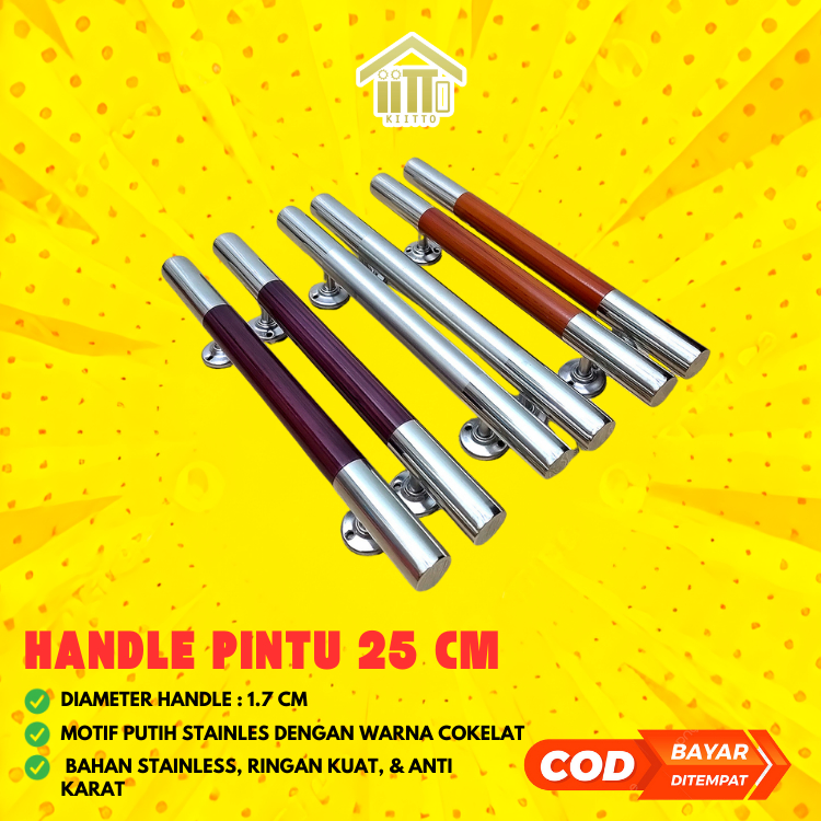 Jual HANDLE PINTU RUMAH 25 CM STAINLESS / TARIKAN PINTU RUMAH GAGANG ...