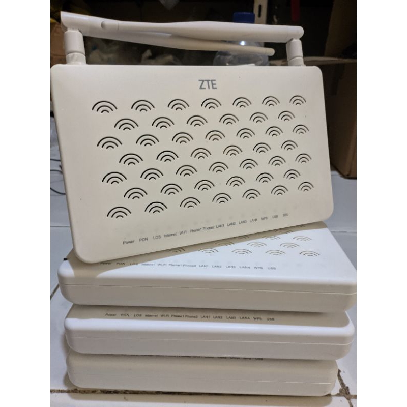 Jual ONT ROUTER ZTE V1 F609 Port Biru dan Hijau | Shopee Indonesia