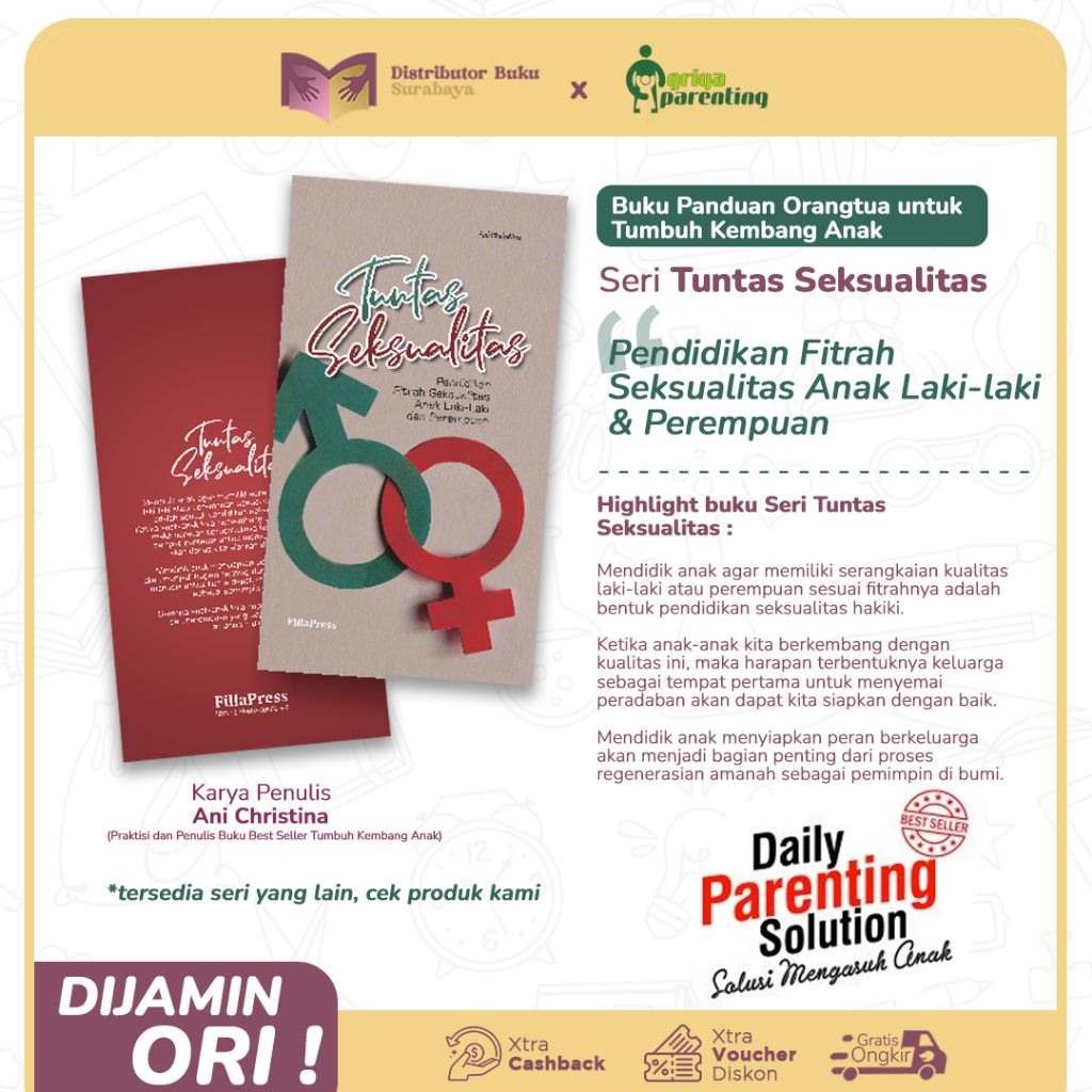 Jual Buku Parenting Tumbuh Kembang Anak - Seri Tuntas Seksualitas by Ani Christina | Shopee ...