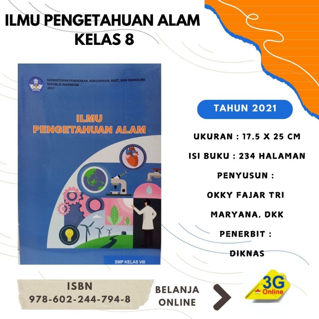 Jual Ilmu Pengetahuan Alam SMP Kelas 8 - Kurikulum Merdeka | Shopee Indonesia