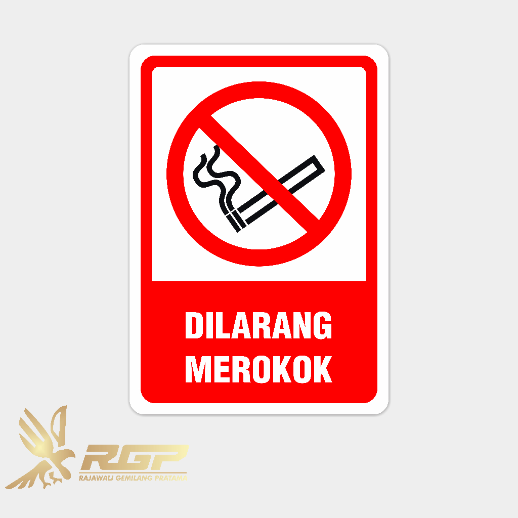 Jual Rambu Dilarang Merokok - Plat Alumunium | Shopee Indonesia
