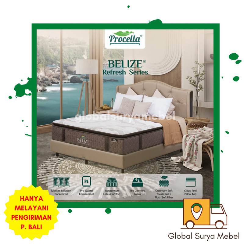 Jual Procella Spring Bed Type Belize | Shopee Indonesia