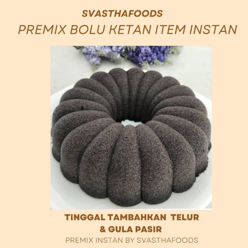 Jual Tepung Instan Bolu Ketan Item 300 gram Premix instan Baking ...