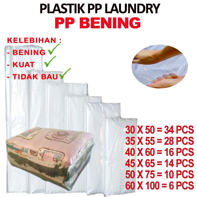 Jual Plastik Laundry / Plastik PP Laundry / Plastik Laundry Kiloan ...