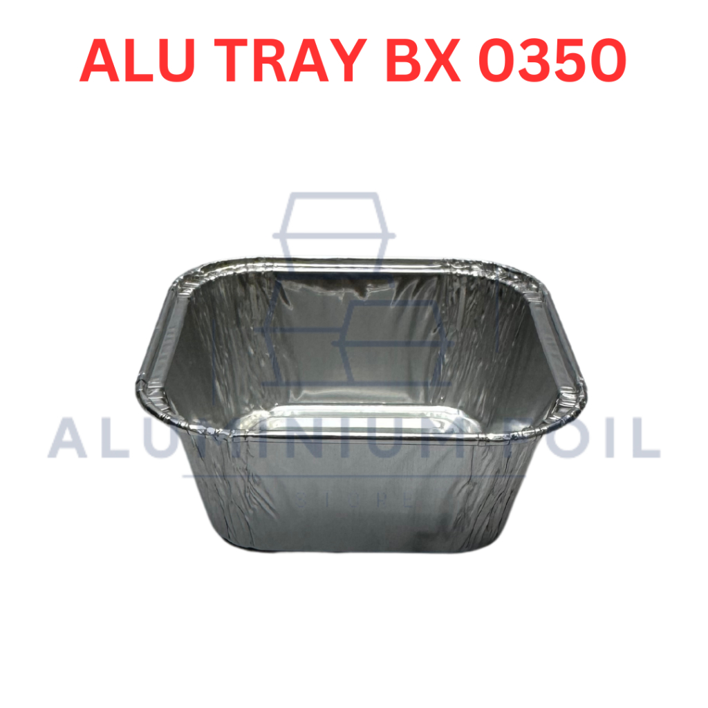 Jual Aluminium Foil Cup Bx 0350 Ukuran Kecil 150 Ml Dan Tutup Tray Untuk Wadah Tempat Puding ...