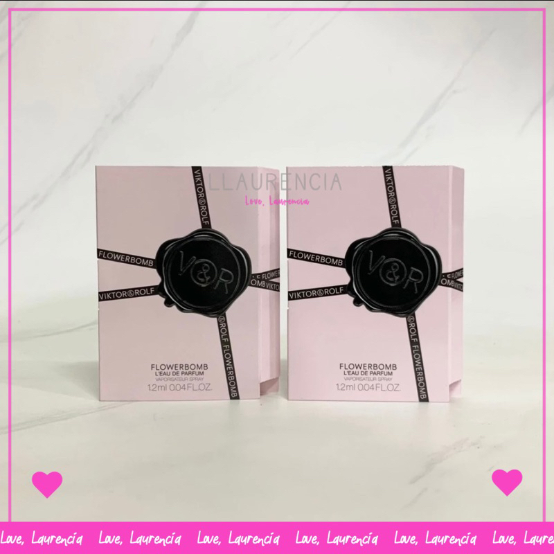 Jual Flowerbomb L'Eau de Parfum SAMPLE / perfume vial sample spray ...