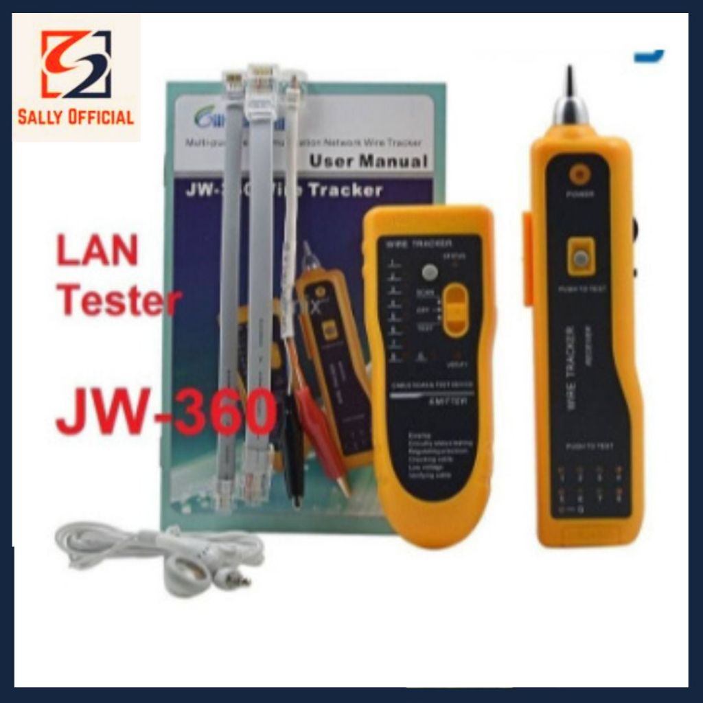 Jual Lan Tester Wire Tracker JW360 Kabel Jaringan Network Finder / Lan ...