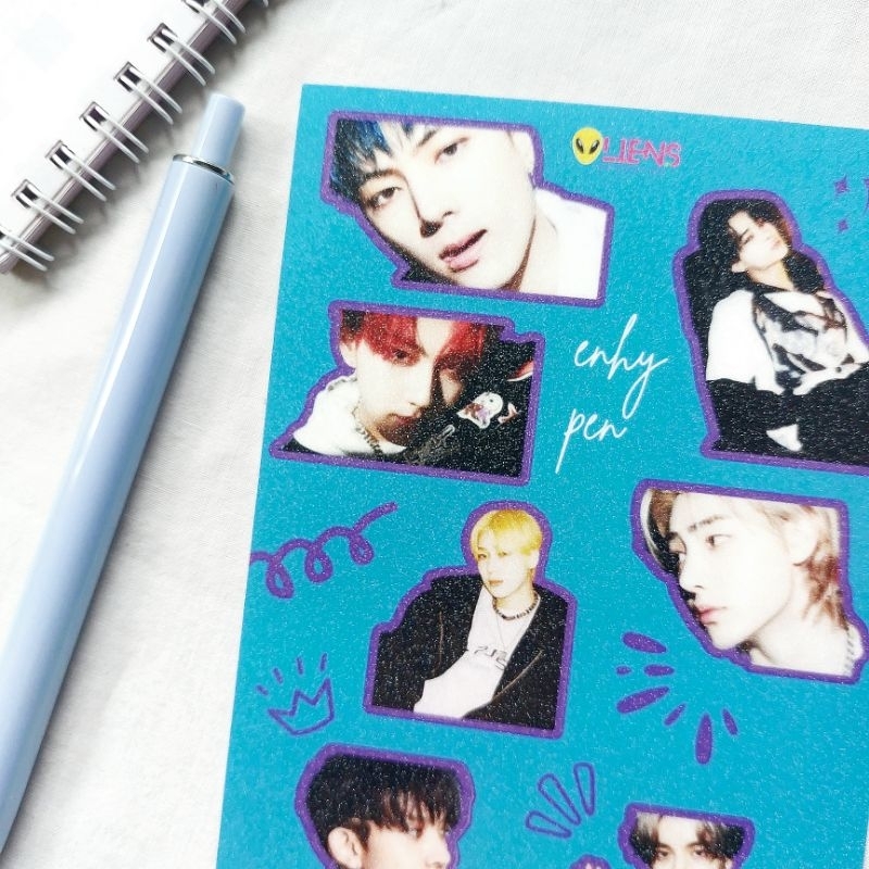 Jual ENHYPEN STICKER GLITTER DECORATION A6 | Shopee Indonesia