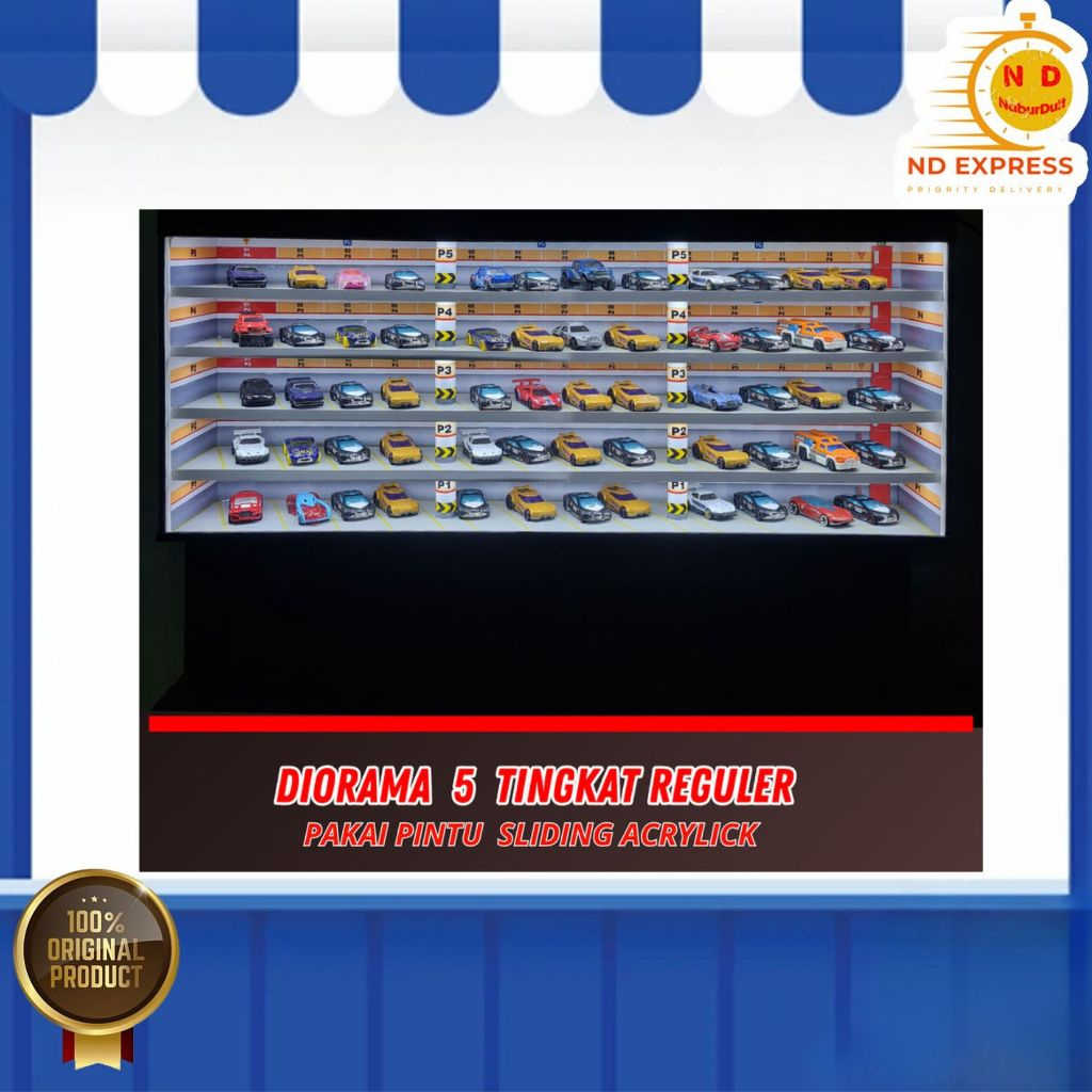 Jual Diorama Parkiran bassement Mobil Hot Wheels / Diecast / Display ...