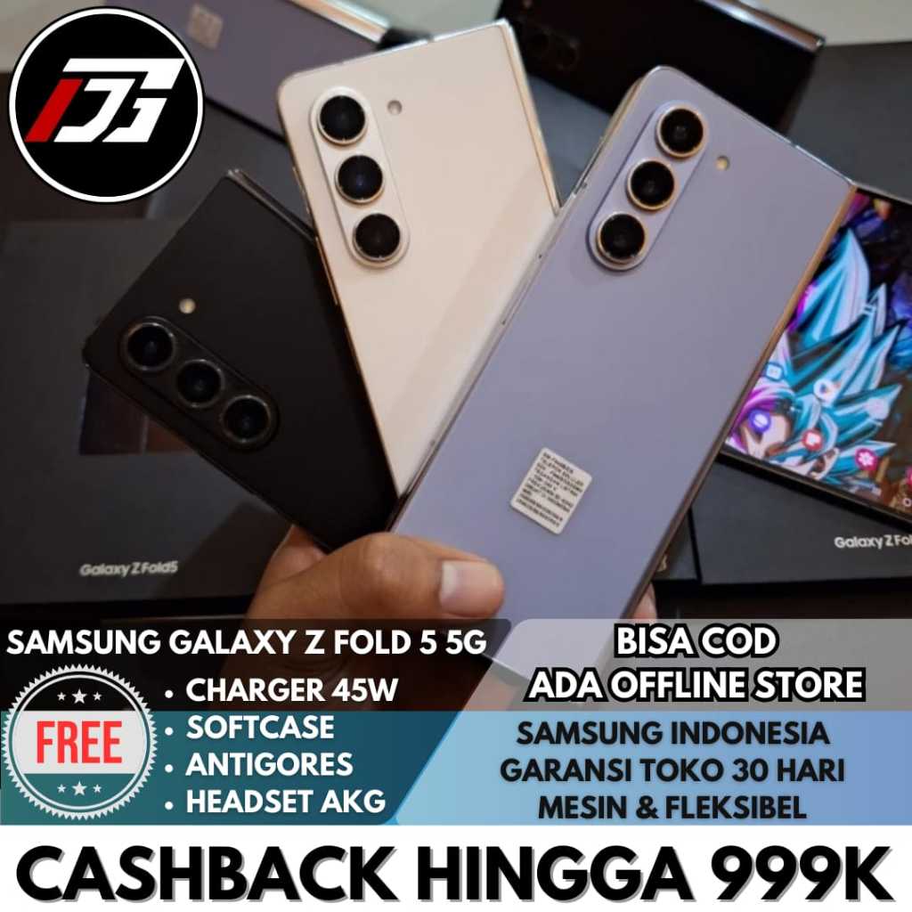 Jual SAMSUNG GALAXY Z FOLD & FLIP 5 | 4 | 3 5G SEIN 12/1TB 12/512GB 12 ...