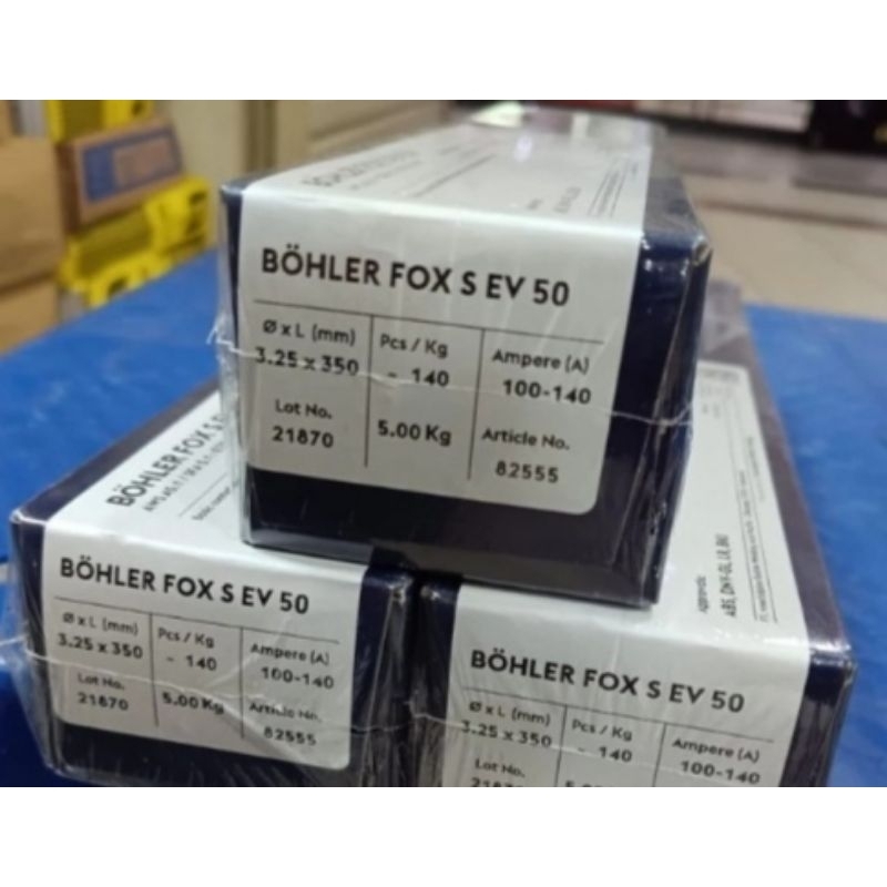 Jual Kawat Las BOHLER STICK FOX S EV50 AWS E7018-H4R| 3,2MM |4,0MM | Shopee Indonesia