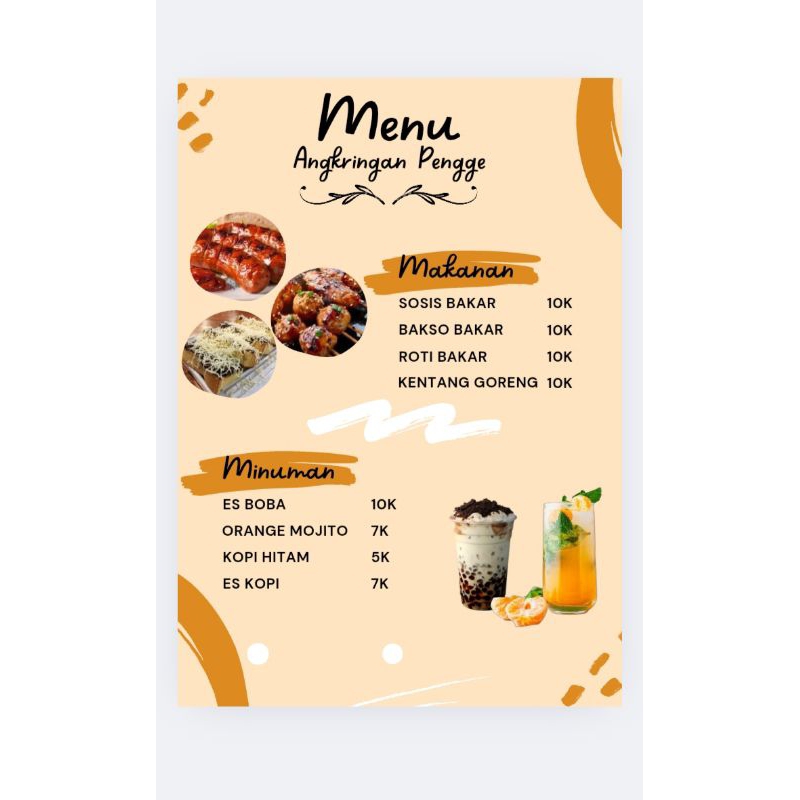 Jual cetak menu + laminating (free desain) ukuran A4 | Shopee Indonesia
