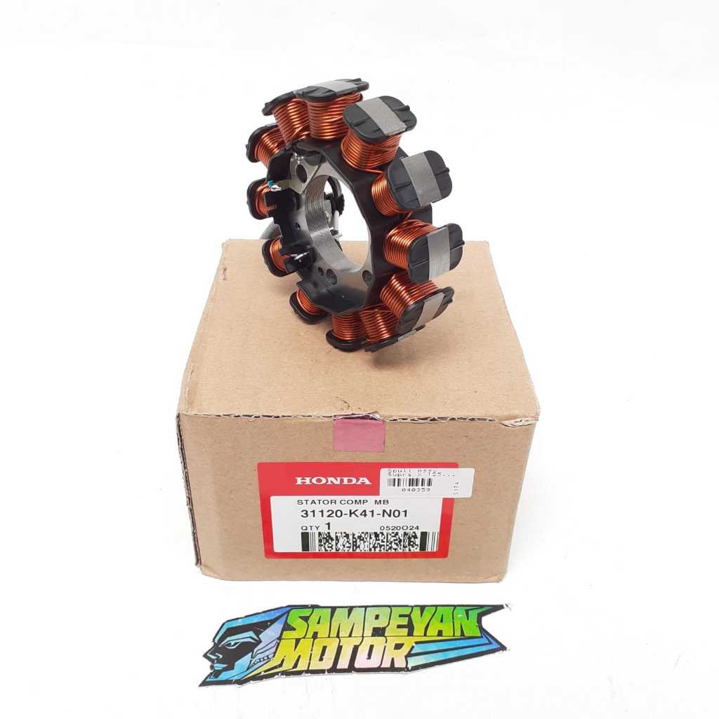 Jual Pengapian Spul Spull Stator Jalan Assy Honda Supra X 125 FI Injeksi Orisinil AHM Kode Ori ...
