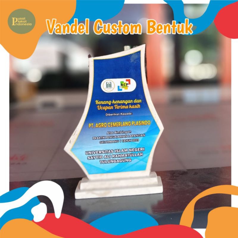 Jual VANDEL / PLAKAT MARMER CUSTOM BENTUK | Shopee Indonesia