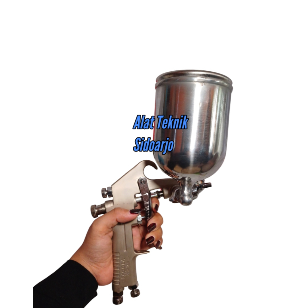 Jual SPRAY GUN SAGOLA F75 TABUNG ATAS SPET CAT KOMPRESOR F 75 HITEC ...