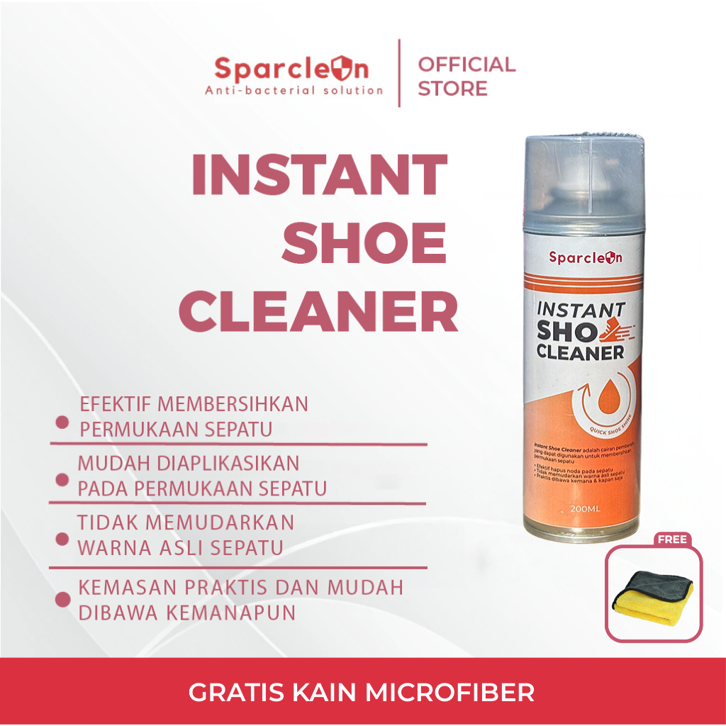 Jual SPARCLEAN - Pembersih Sepatu Instan / Instant Shoe Cleaner ...