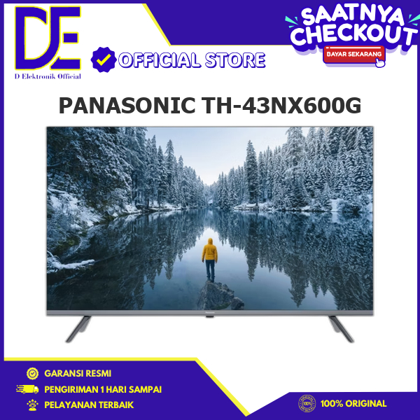 Jual PANASONIC TH-43NX600G GOOGLE SMART TV 43 INCH 4K UHD LED ...