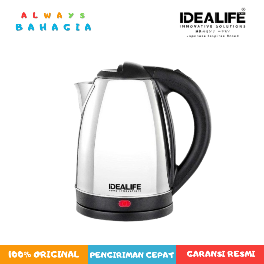 Jual IDEALIFE IL-110 Electric Kettle/ Teko Listrik 1.8 Liter | Shopee Indonesia