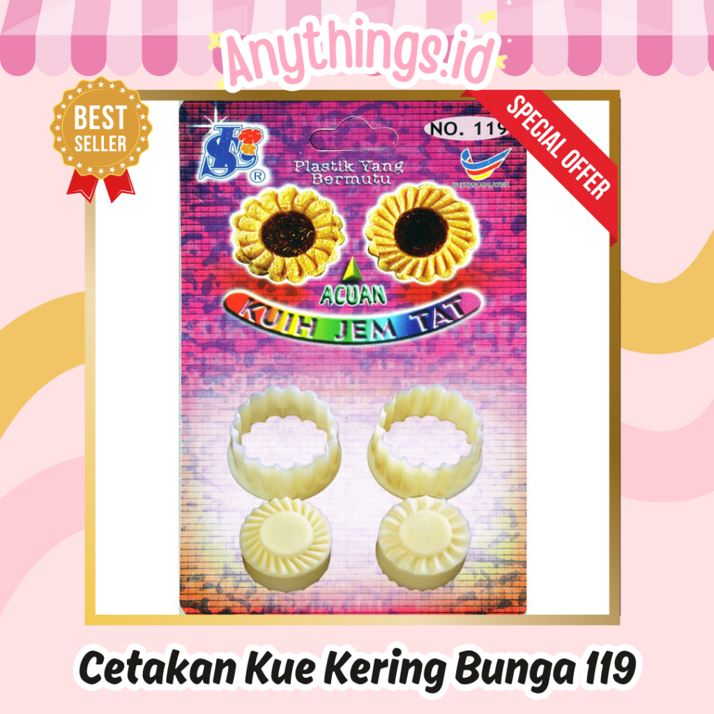 Jual Cetakan Kue Kering Acuan Jem Tat 119 | Cetakan Kue Nutella ...