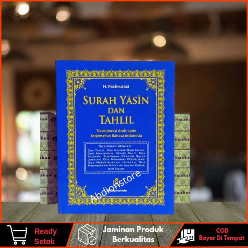 Jual Buku Yasinan Surah Yasin Tahlil Uk Sedang | Shopee Indonesia
