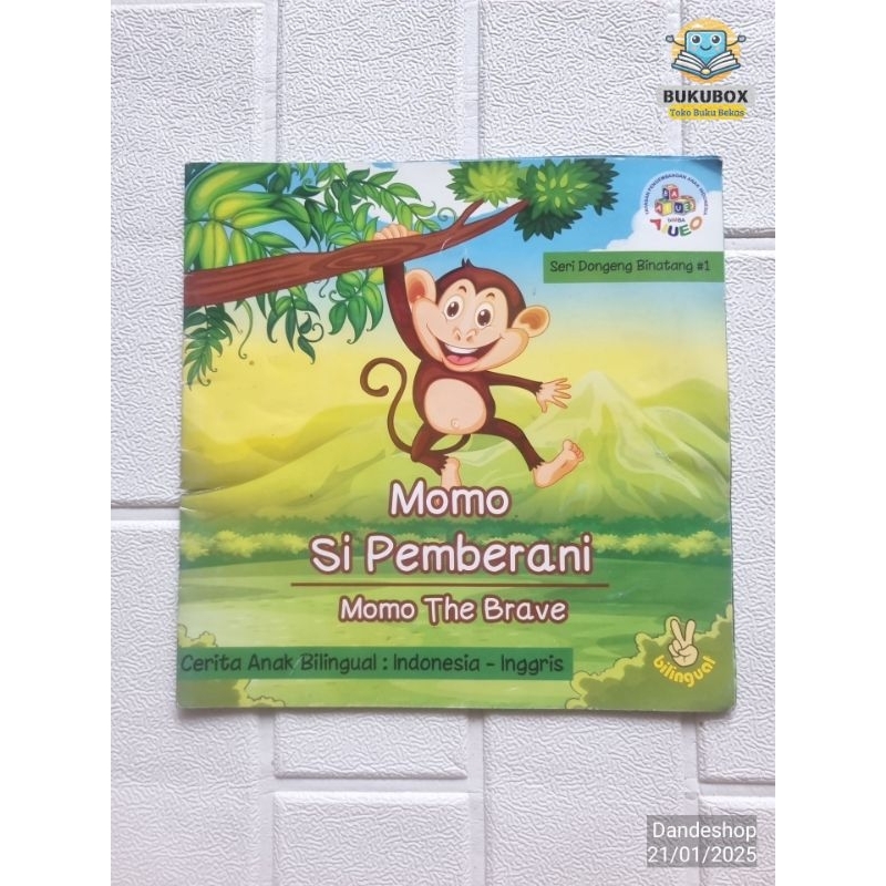 Jual Momo si Pemberani (Momo The Brave) - Buku Cerita Anak Bekas Preloved BILINGUAL | Shopee ...