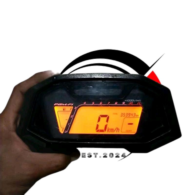 Jual speedometer kilometer motor honda sonic 150 R led original ...