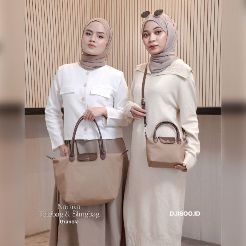 Jual READY SIAP KIRIM || TAS WANITA || NARAYA BY DJISOO || TOTEBAG ...