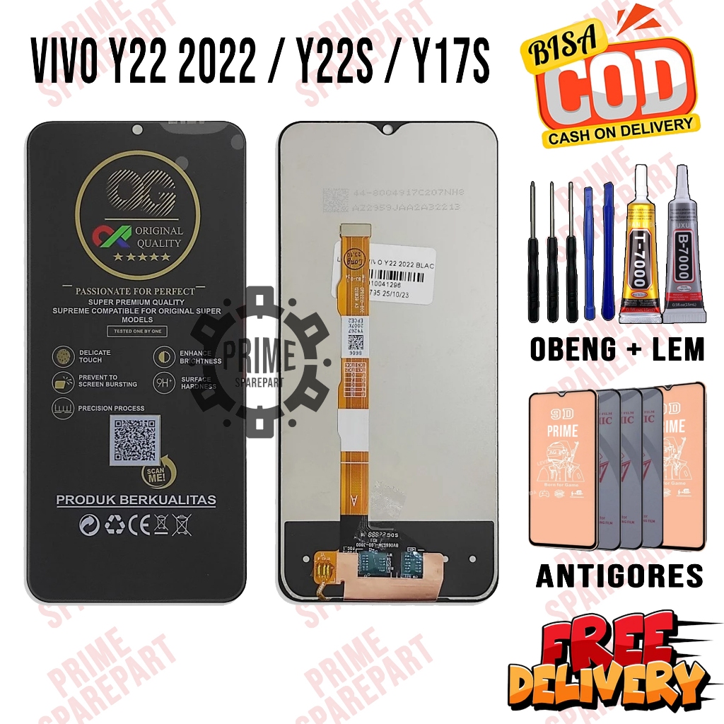 Jual Lcd Touchscreen VIVO Y22 2022 / Y22S / Y17S Original Oem Lcd VIVO ...