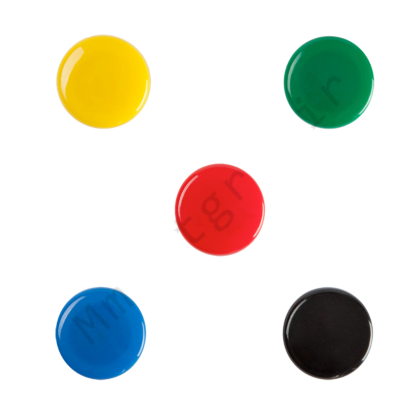 Jual Magnet Kaca Warna Warni Glassboard Color Bundar Utk Papan Tulis ...