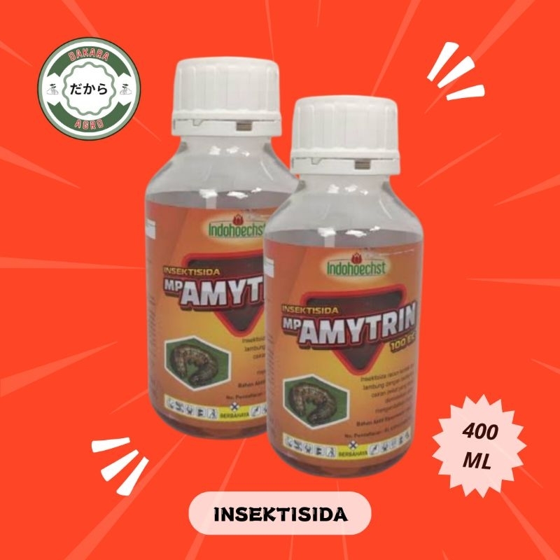 Jual INSEKTISIDA 400 ML AMYTRIN 100EC (SIPERMETRIN 100g/l) KEMASAN 400 ...
