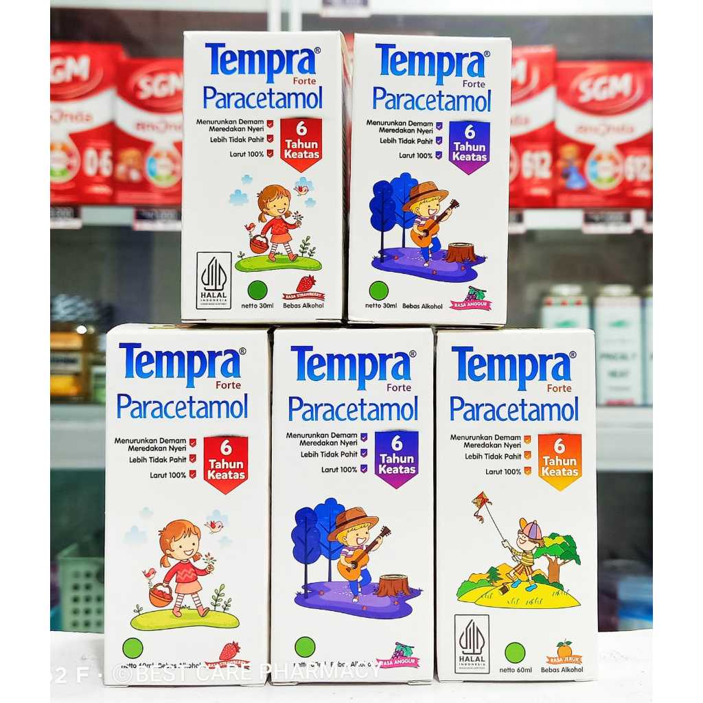 Jual Tempra 𝐅𝐨𝐫𝐭𝐞 𝐒𝐢𝐫𝐮𝐩 𝟑𝟎𝐌𝐋 & 𝟔𝟎𝐌𝐋 - Meredakan Demam dan Sakit Gigi ...