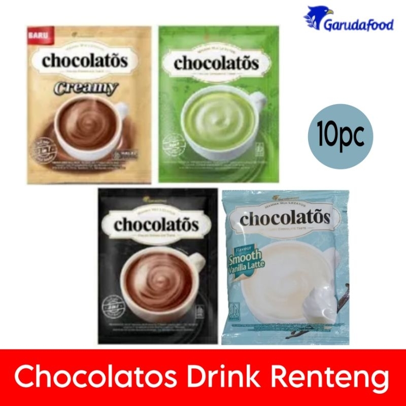 Jual Chocolatos drink Italian Chocolate Matcha vanilla Latte creamy isi 10pc | Shopee Indonesia
