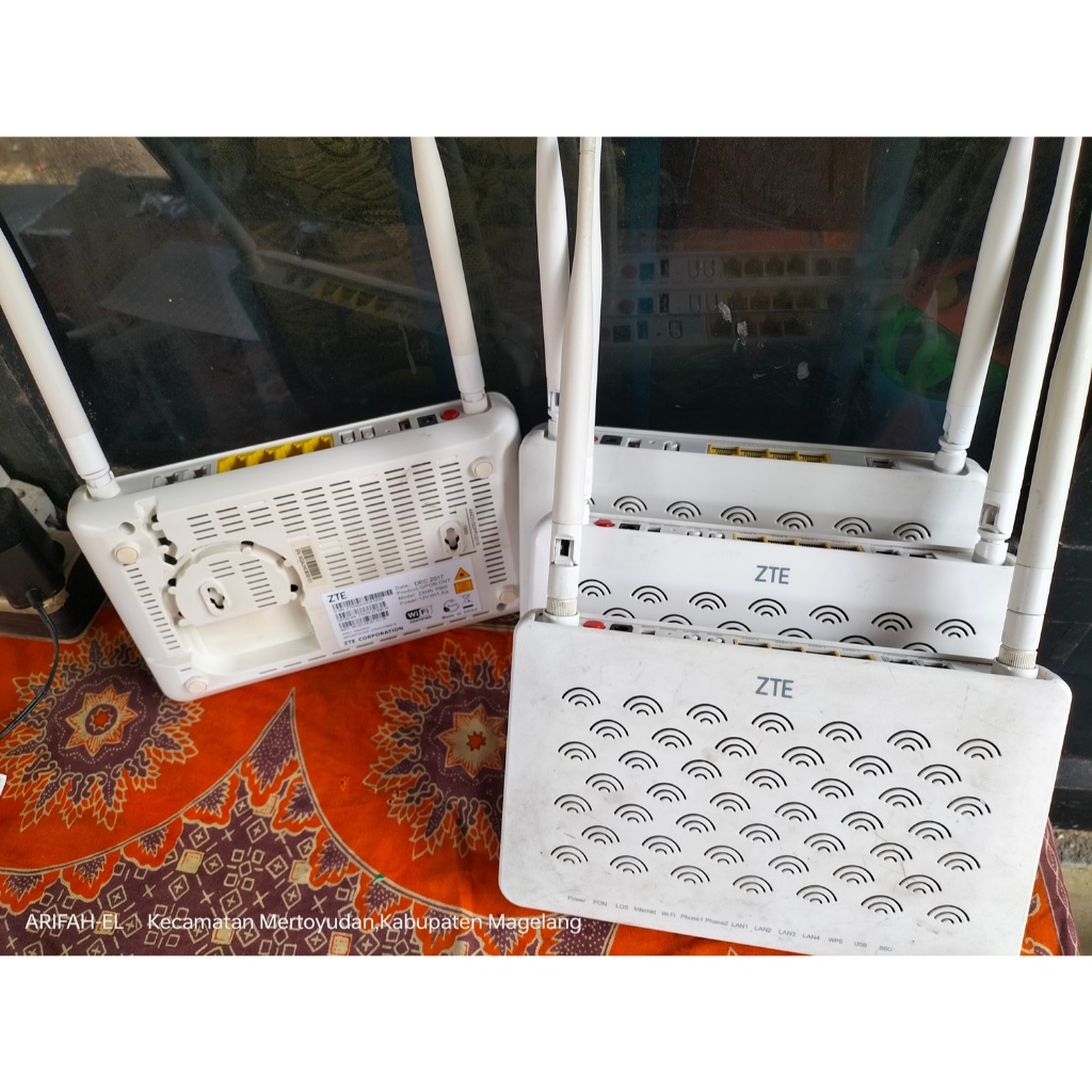 Jual Router Modem GPON ZTE F609 V1 Exs Indihome | Shopee Indonesia