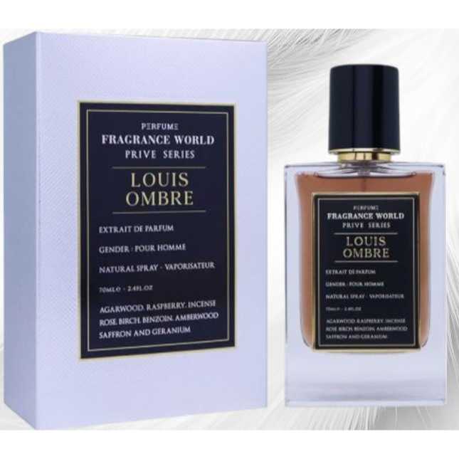 Jual Fragrance World Prive Series Louis Ombre UNSEX EDP 70 ML | Shopee ...