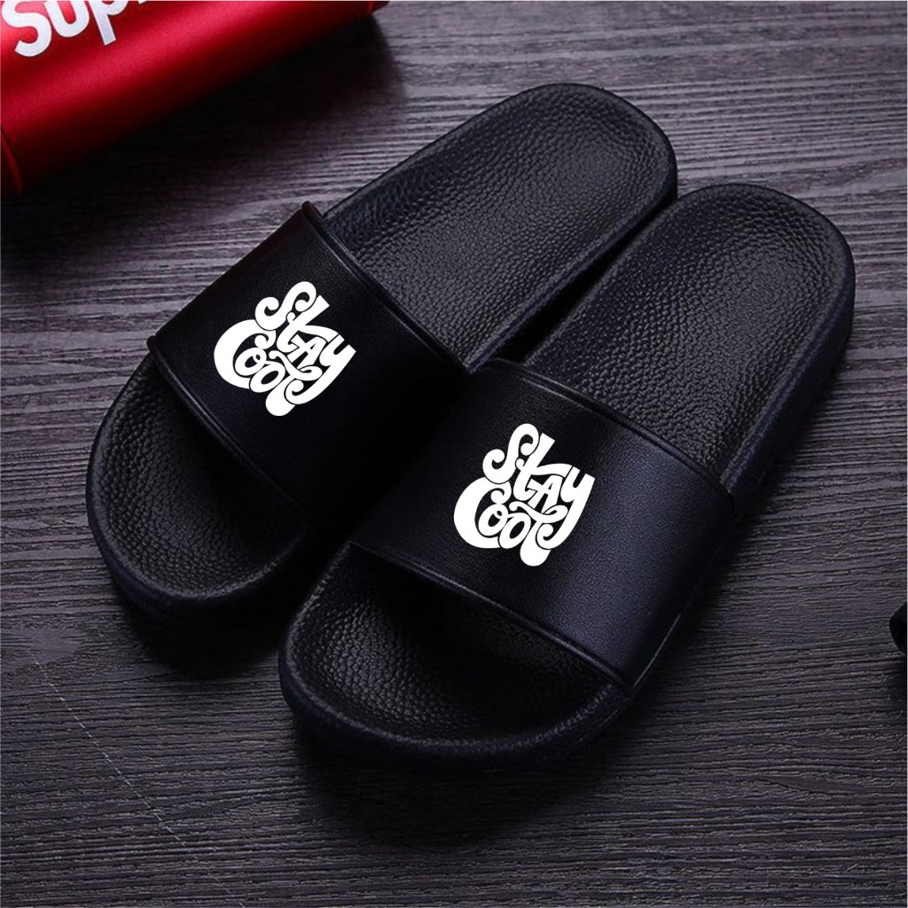 Jual SANDAL SLIDE PRIA/SANDAL CEWEK/ SANDAL REMAJA STAY COLL | Shopee ...