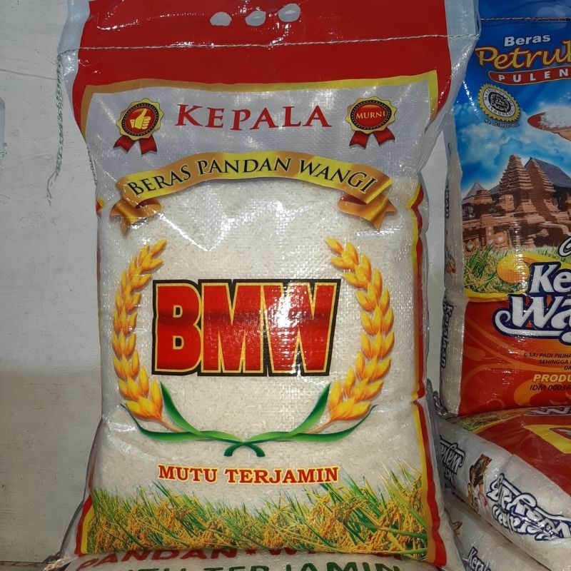 Jual BERAS CAP BMW PADI 10 KG PULEN | Shopee Indonesia