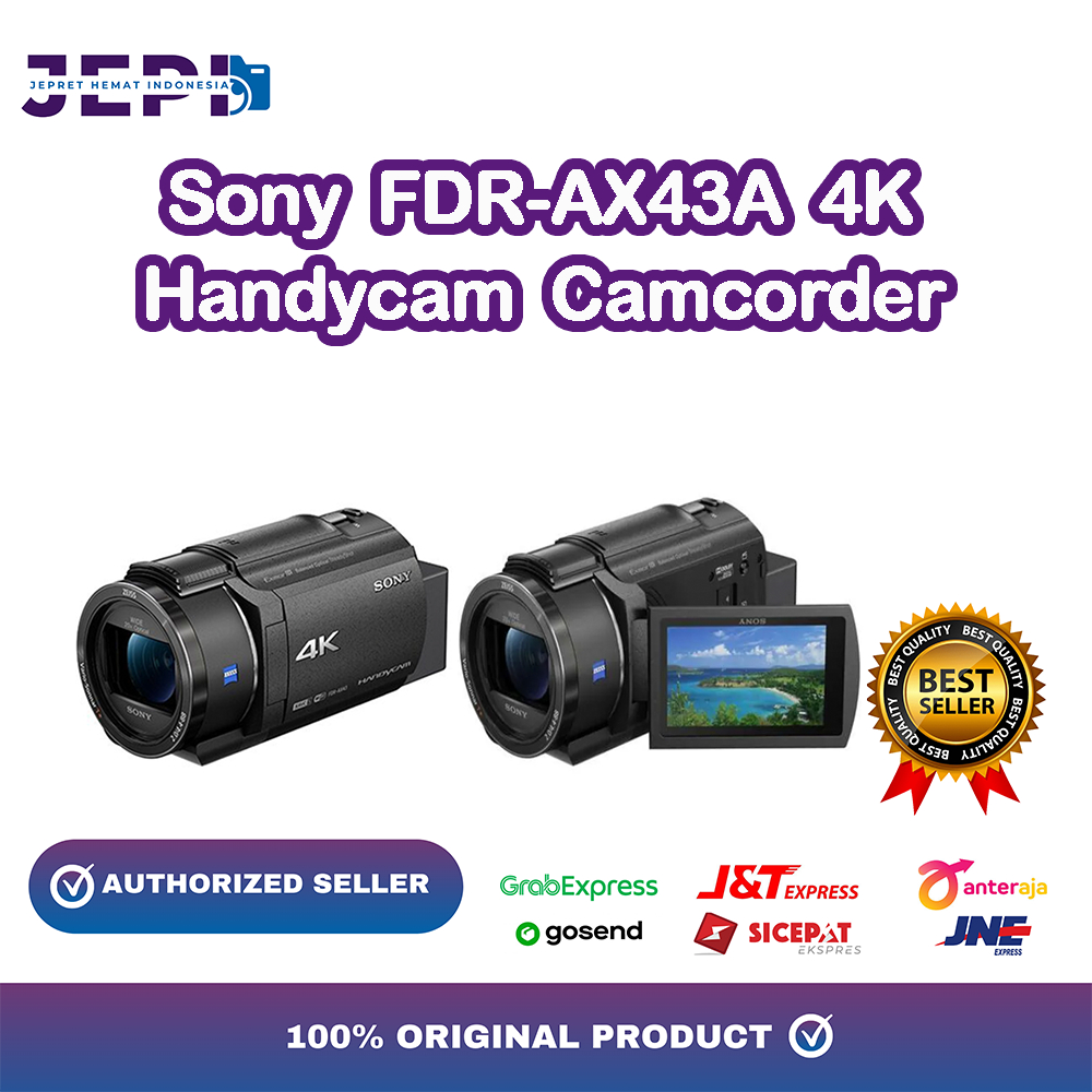 Jual Sony FDR-AX43A 4K Handycam Camcorder | Shopee Indonesia