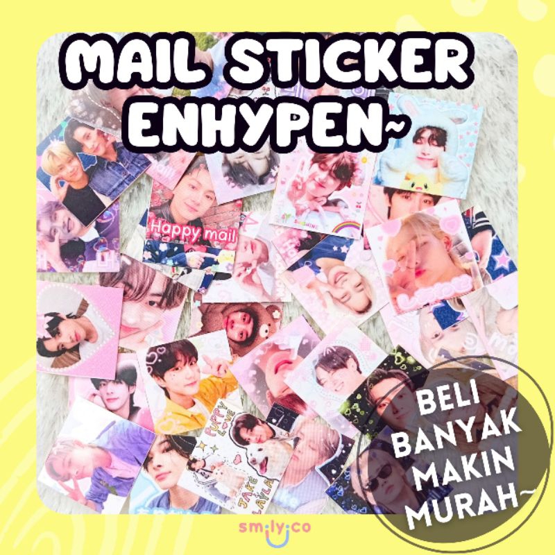 Jual Sticker Mail Deco Enhypen/Stiker Enhypen Kpop Freebies/Freebies Kpop Enhypen/Stiker kpop ...