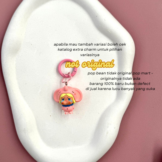 Jual GANCI POP MART ORIGINAL PHONE STRAP - POP BEAN 2 SKULL PANDA CRY ...
