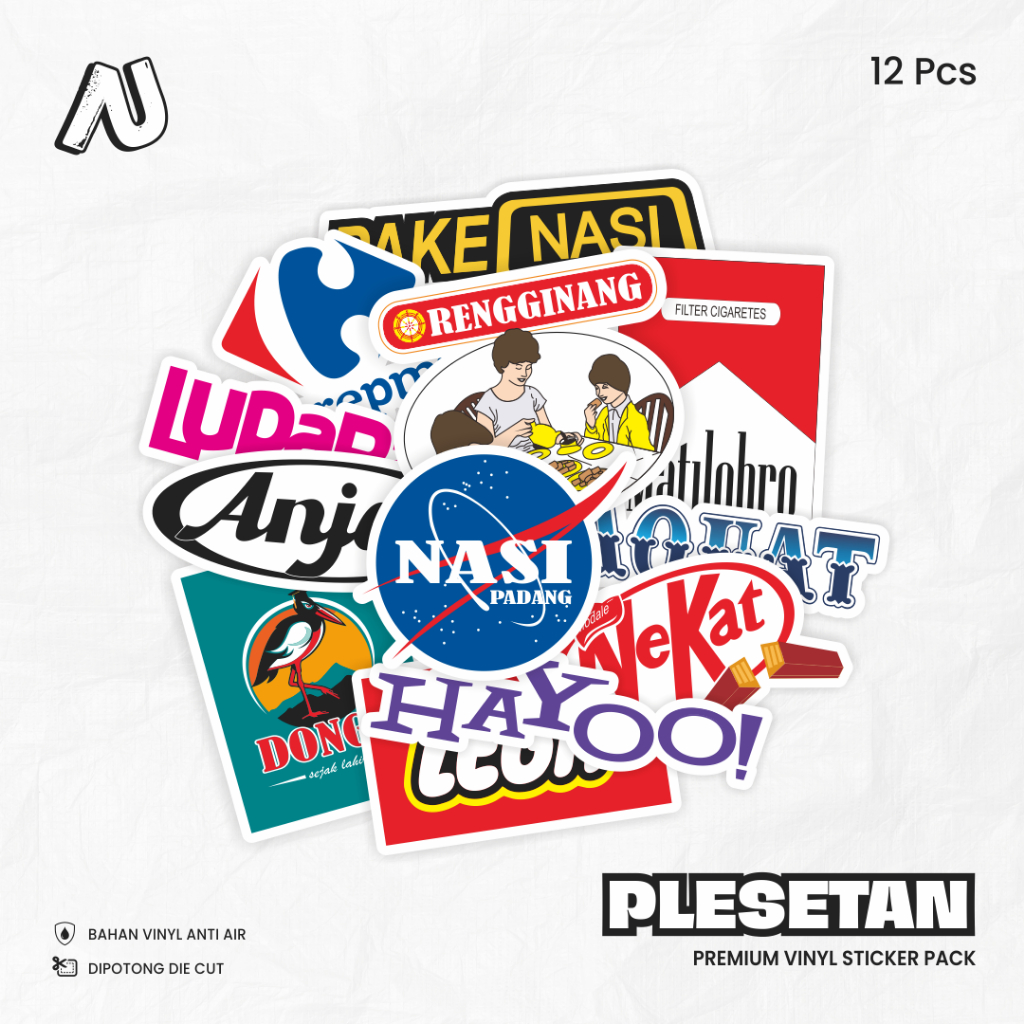 Jual Sticker Pack Plesetan Sticker Meme Lucu Aesthetic Vinyl Waterproof ...
