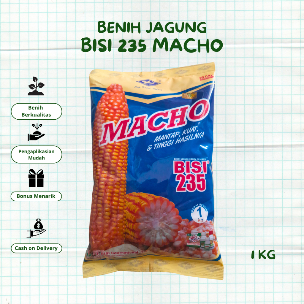 Jual Benih Jagung Bisi 235 MACHO Kemasan 1 Kg | Shopee Indonesia