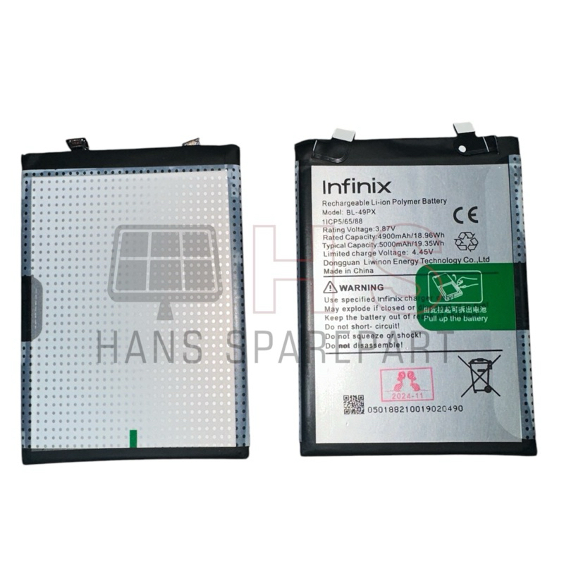 Jual BL-49PX BATERAI INFINIX ZERO 30 4G 5G / X6731 / X6731B - ORIGINAL ...