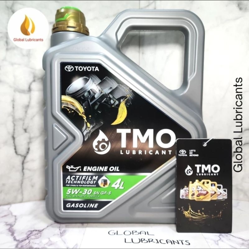 Jual NEW BARCODE! Toyota Motor Oil/ TMO Hijau 5W-30 4 Liter (Oli Mesin ...